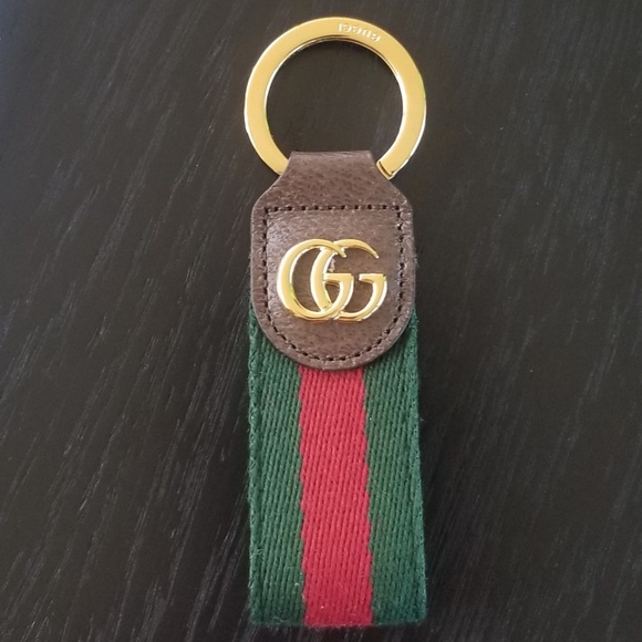 Gucci | Accessories | Gucci Classic Greenred Keychain | Poshmark